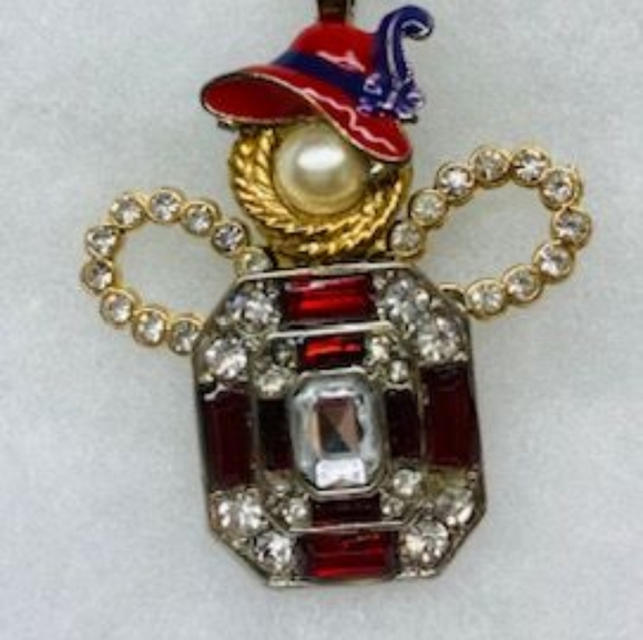 Jewelry | Red Hat Society Pendant | Poshmark